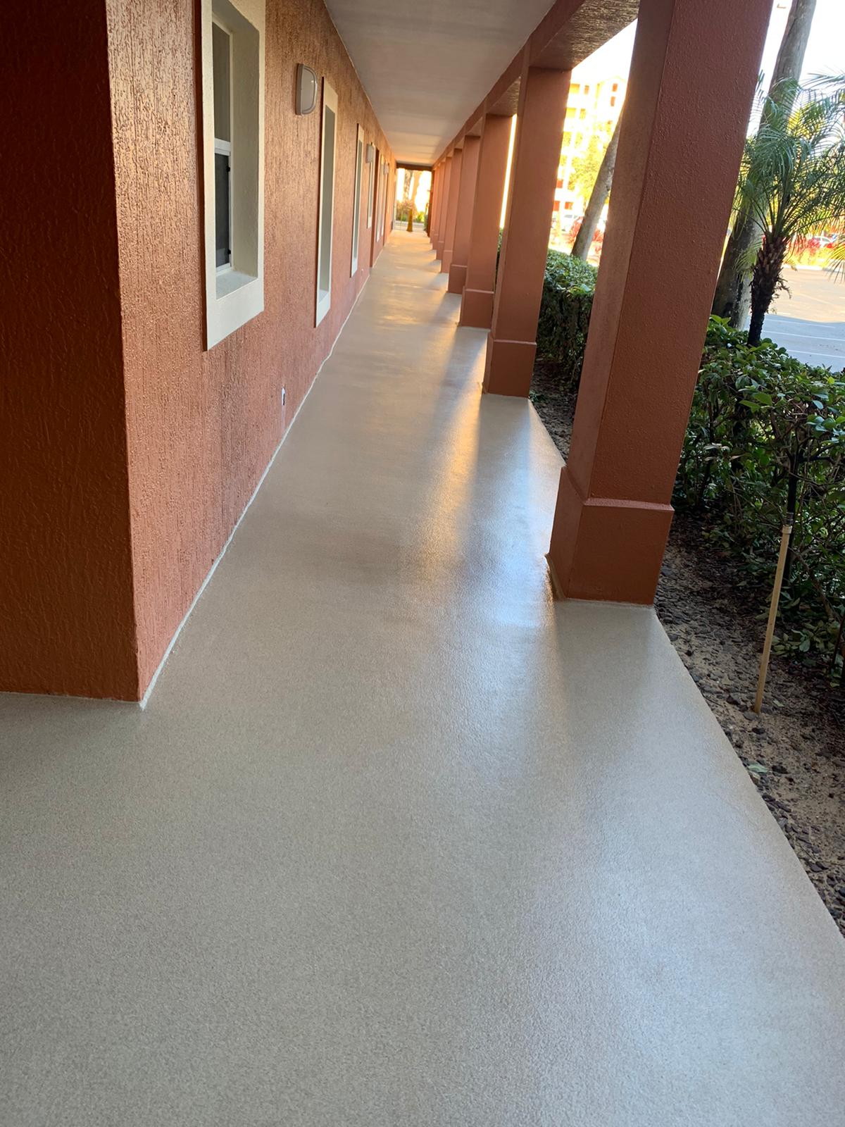 Epoxy System on Hallways - Seamless Surfaces